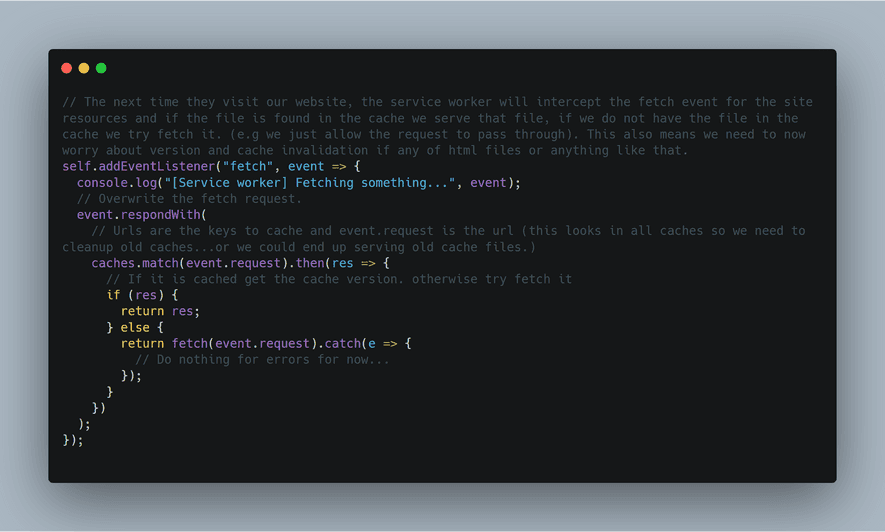 Building an offline web app using Service Workers | thedeployguy